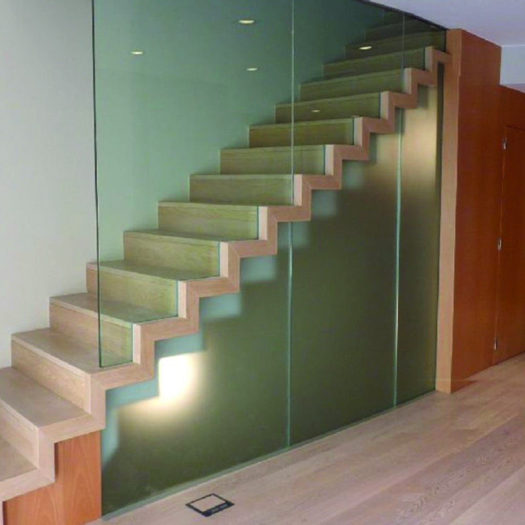 Escalera de madera para segundo piso Bogota - Escaleras de Madera